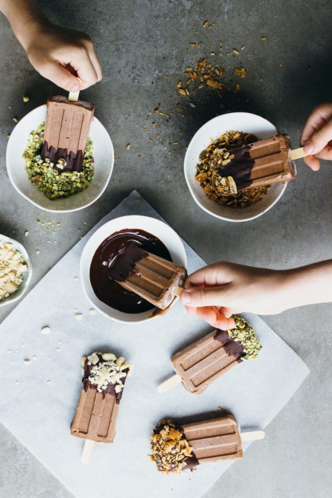 Kids Chocolate Protein Pops - The Barefoot Housewife